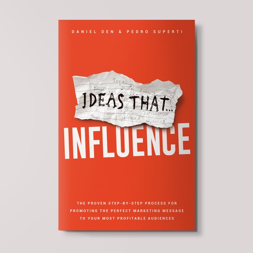 Designs | "Ideas That Influence" Book Cover | Book cover contest