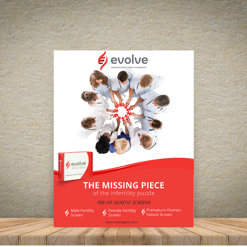 Evolve Fertility Genetic Testing Ad | Poster contest