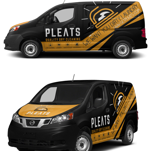 Powerful Van Wrap for Really Fun, Successful Dry Cleaning Business ...