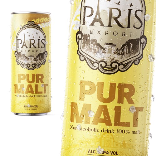Designs | PUR MALT 33CL CAN DRINK | Product label contest