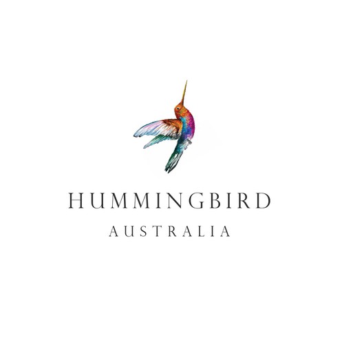 Luxury pyjama brand needs powerful, water-colored hummingbird logo ...