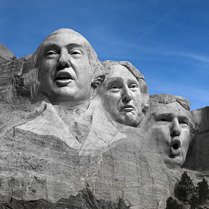 Mount Trumpmore | Illustration or graphics contest