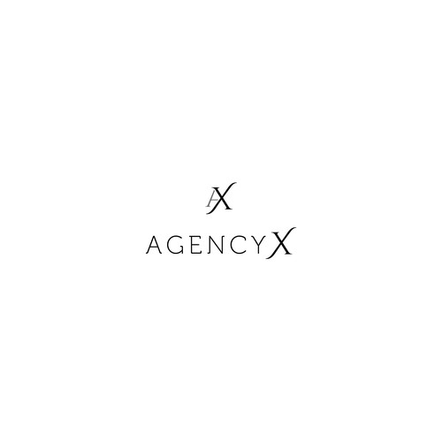 Designs | Clean, classic logo with sharp lines for AGENCY X | Logo ...
