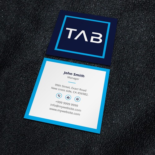 TAB Business Card | Business card contest