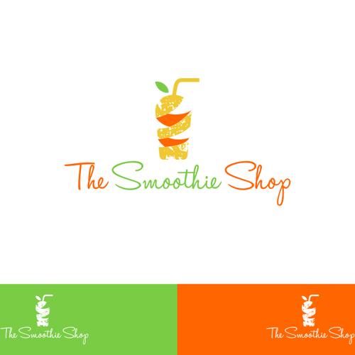 Create a fun logo and website template for our new Smoothie Shop ...