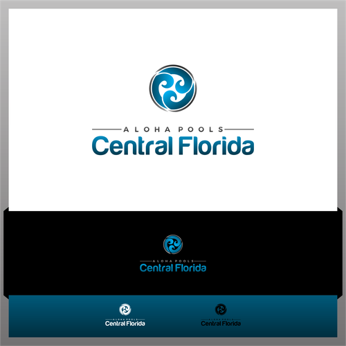Create a Hawaiian themed logo for swimming pool contractor | Logo ...