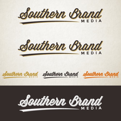 Vintage/Retro logo for Southern Brand Media | Logo design contest