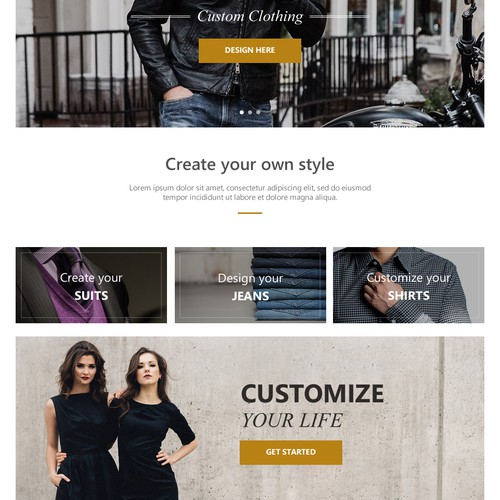 Designs | webdesign for a creative webshop for exclusive custom made ...
