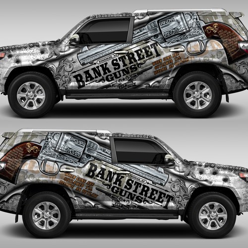 Outlaw Truck for Gun Shop | Car, truck or van wrap contest
