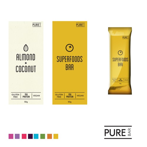 Health/Protein bar packaging/branding design | Product packaging contest