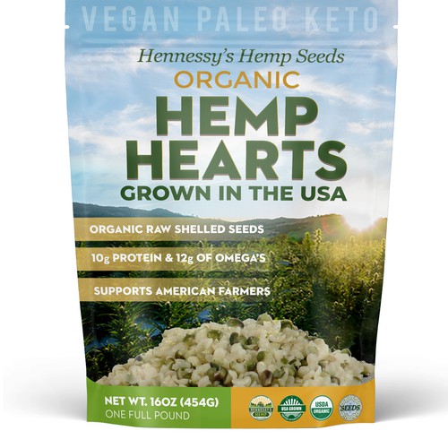 Designs | Hennessy’s Hemp needs a package design for our US Grown ...