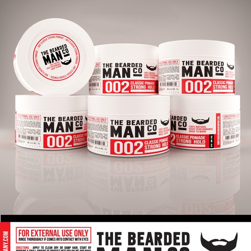 Pomade Packaging Design | Product label contest