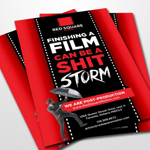 Designs | Video Post Production Company flyer | Postcard, flyer or ...