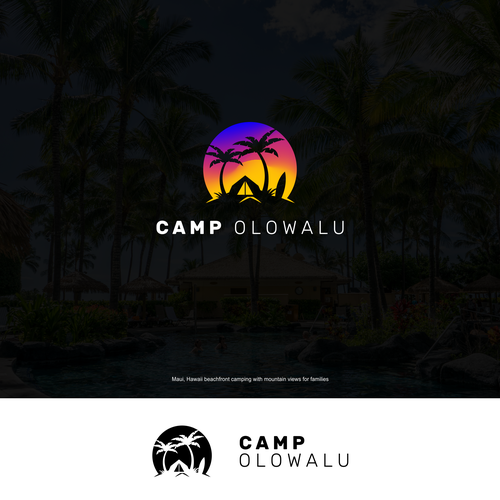 Designs | Island Beach Camping - simple, clean, modern logo needed ...
