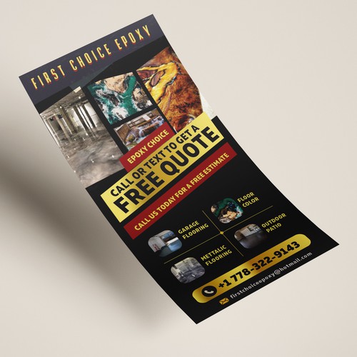 Designs | First Choice Epoxy business Flyer | Postcard, flyer or print ...