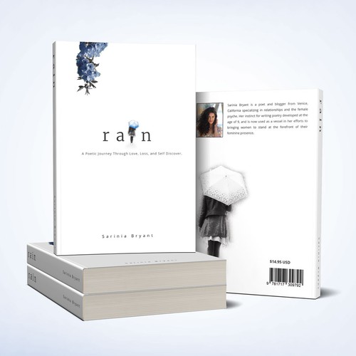 Women's poetry book "Rain" needs a beautifully delicate cover! | Book ...