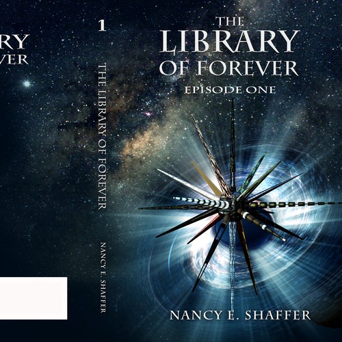 Design a book cover that captures the wonder of an eccentric alien ...