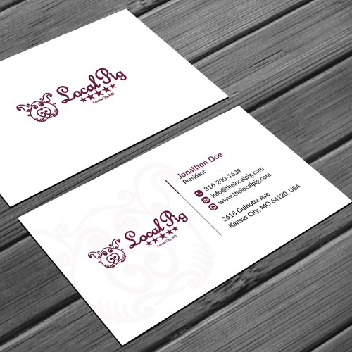 Local Butcher Shop - Business Card | Business card contest