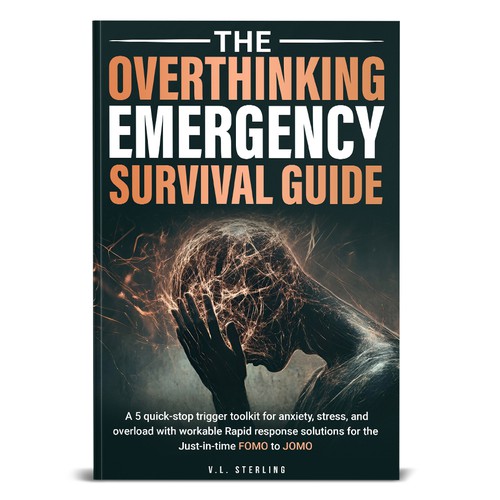 Designs | THE Overthinking Emergency Survival Guide | Book cover contest