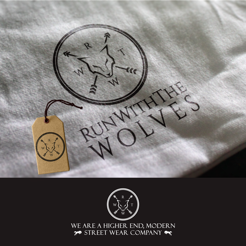 Run With The Wolves Clothing Logo | Logo design contest