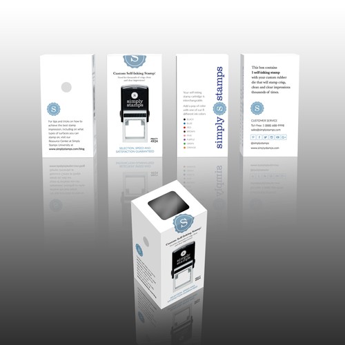 Simply Stamps Branded Packaging Design | Product packaging contest