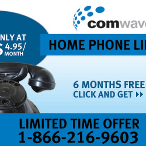 Comwave Telecom needs a new banner ad | Banner ad contest