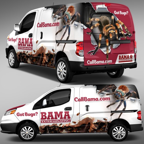 Vehicle Wrap - Pest Control | Car, truck or van wrap contest