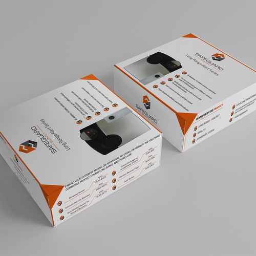 Create a classic and professional box design for new Long Range Alert ...