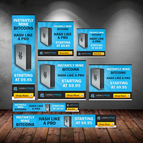 Banner Ads for Bitcoin Mining Company | Banner ad contest