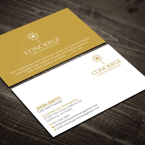 Concierge High end service business card | Business card contest