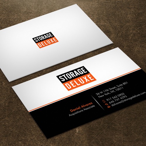 Business card designs for Storage Deluxe | Business card contest