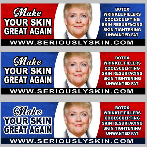 Creative billboard for Seriously Skin Medical Spa | Signage contest