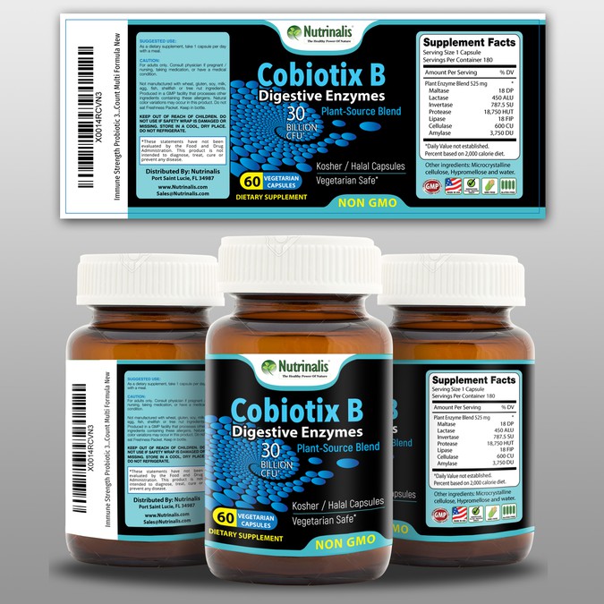 matching label designs | Product label contest