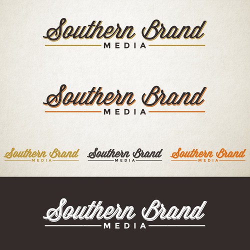 Vintage/Retro logo for Southern Brand Media | Logo design contest