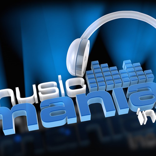 Music Mania 3D logo design | Other business or advertising contest
