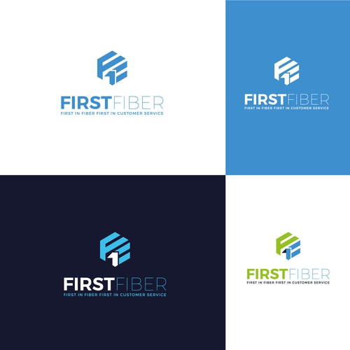 Designs | First Fiber, design a sleek logo for a new fiber optic ...