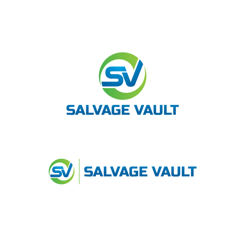 Create a vibrant logo for salvage liquidation company called Salvage ...