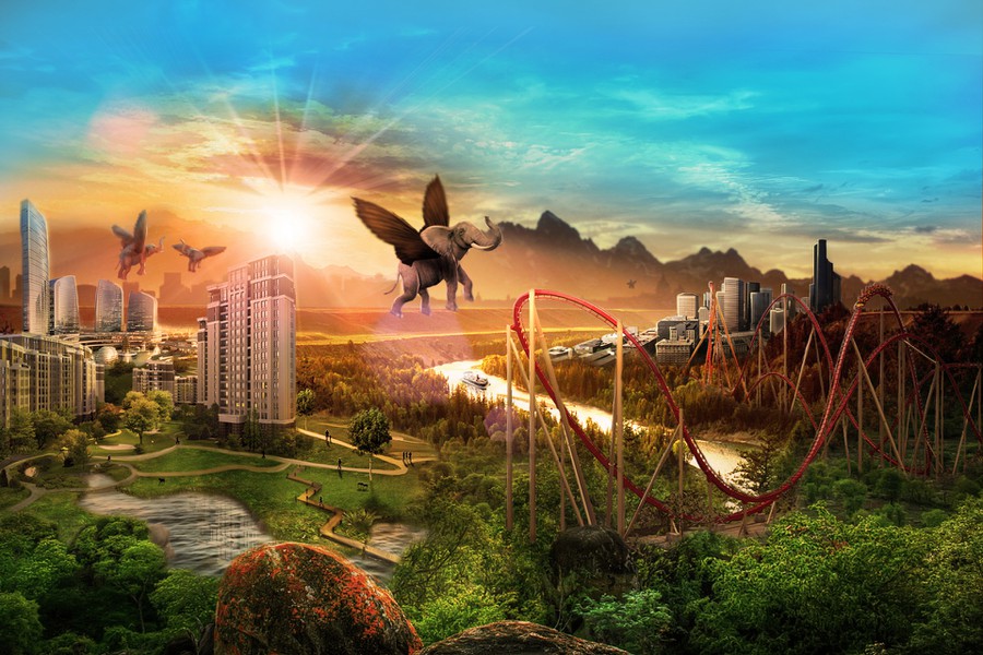 Illustrate a 3D virtual landscape | Illustration or graphics contest