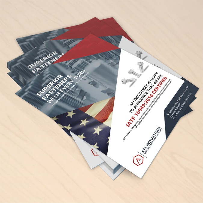 Flyer for Fastener/Automative industry | Postcard, flyer or print contest