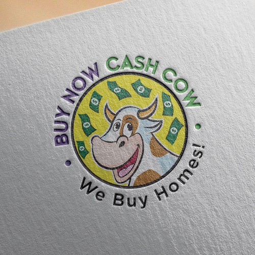 Buy Now Cash Cow logo | Logo Design Wettbewerb