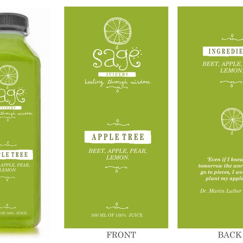 New product label wanted for Sage | Product label contest