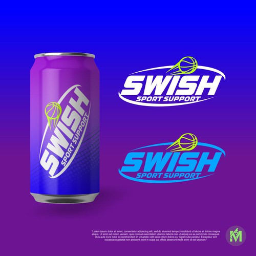 Designs | Swish - A New Sports Drink! | Logo design contest