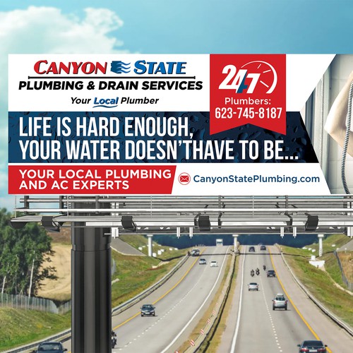 Designs | Fun Billboard Project For Plumbing Company! ~ Get Creative ...