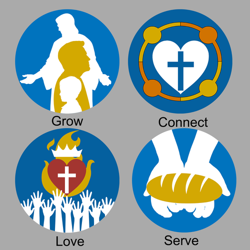 Love, Connect, Grow, Serve | Illustration or graphics contest