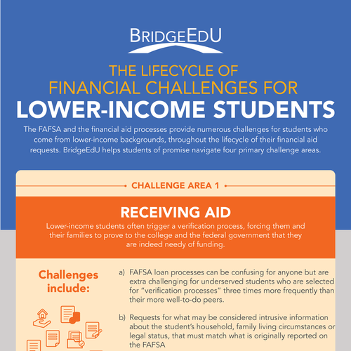BridgeEdU Financial Aid Infographic | Infographic contest