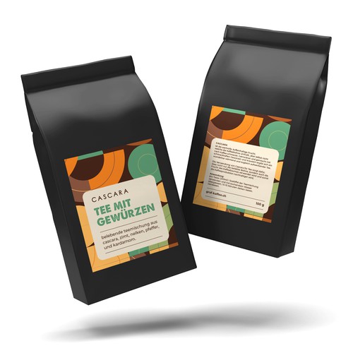 Designs | Cascara tea label | Product packaging contest