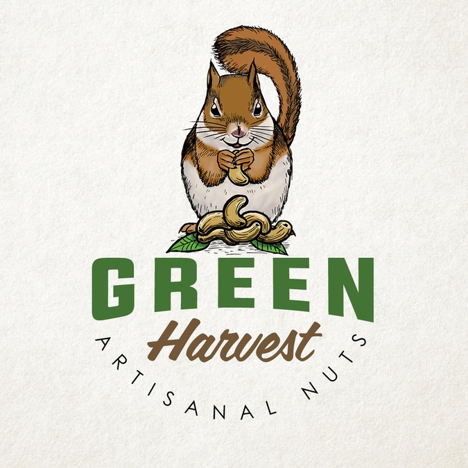 Luxury organic nuts! Help Green Harvest create a logo | Logo design contest