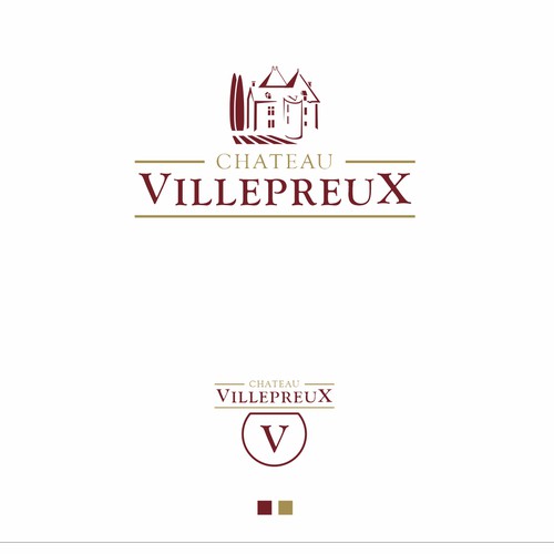 Designs | Modern new logo for French chateau and vineyard | Logo design ...