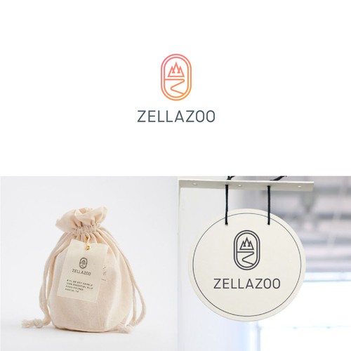 Design a killer logo for ZELLAZOO that renders the competition ...
