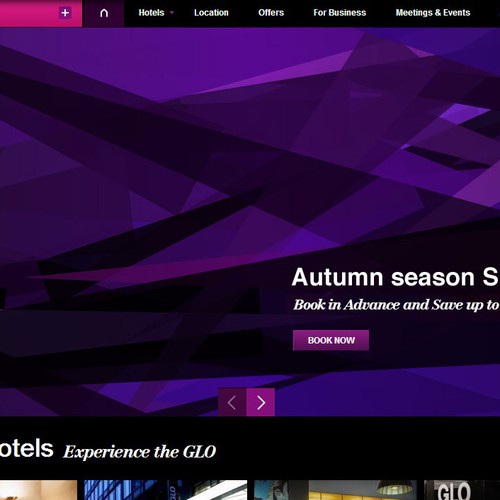 banner ad for GLO Hotels | Banner ad contest